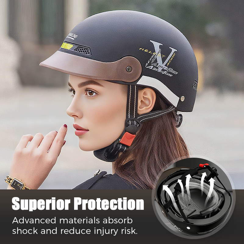 🔥2025 Hot Sale🛡️Breathable Lightweight Crash-Resistant Motorcycle Helm ...